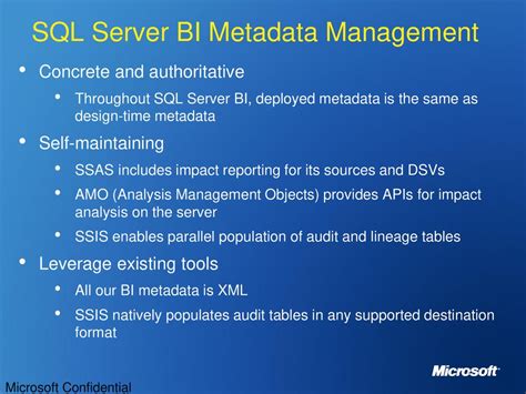 Dat 307 Metadata Solutions For Sql Server 2005 Integration Services