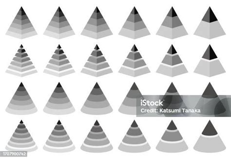 Vector Illustration Of A Triangular Pyramidal Hierarchy Hierarchy Stock Illustration Download
