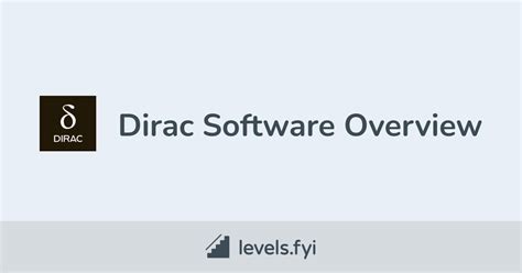 Dirac Software Careers Levelsfyi