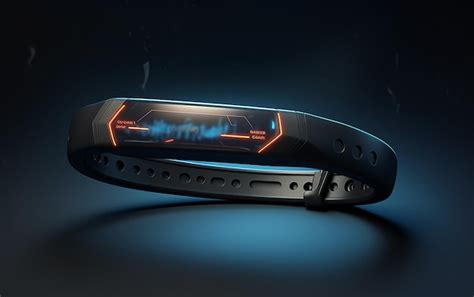 Premium Ai Image Realistic Illustration Fitness Tracker Bracelet Design