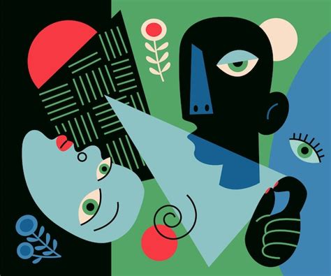Premium Vector Hand Drawn Picasso Style Illustration