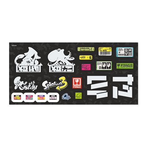 Splatoon 3 Sticker Set My Nintendo Store