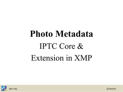 Introducing The Iptc Ppt