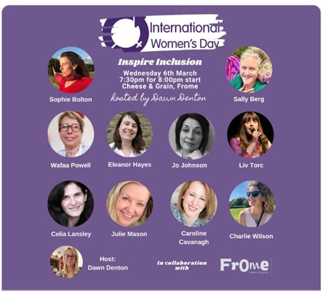 International Womens Day Lightning Talks Discover Frome