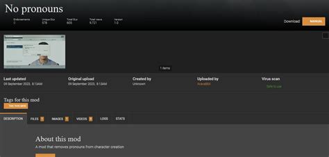 Nexusmods Bans Pronoun Removal Mod For Starfield Trading Enthusiasm For Anger