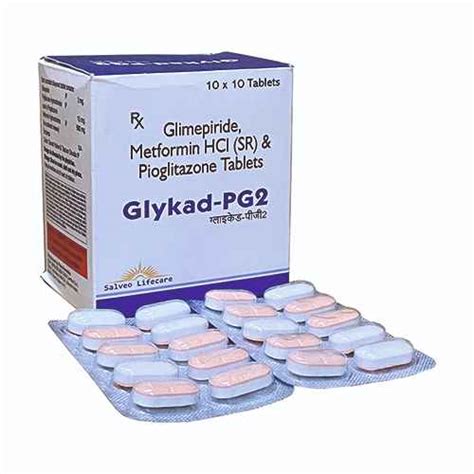 Glykad Pg2 Tablets Salveo Lifecare