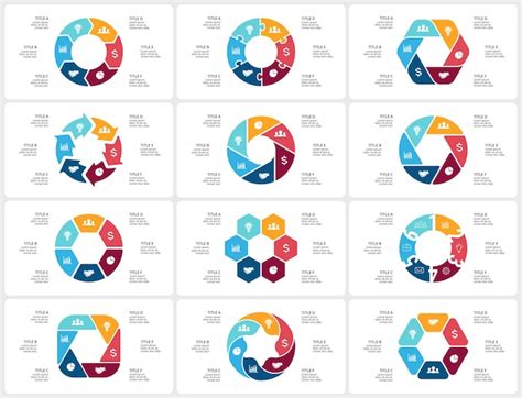 Premium Vector Circle Diagrams Infographics With 6 Steps And Options