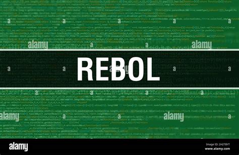 Rebol With Abstract Technology Binary Code Backgrounddigital Binary Data And Secure Data
