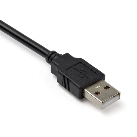 StarTech Com 1 Port Professional USB To Serial Adapter Cable With COM Retention Type A Female