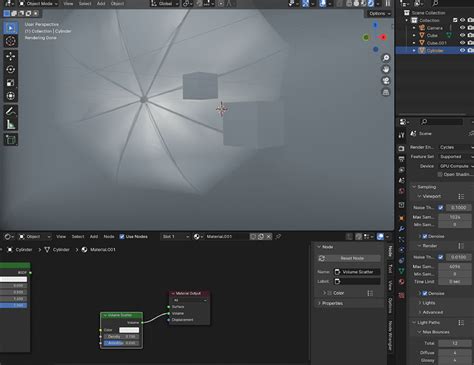 Why Doesnt Volumetric Shader Work Anymore In Cycles Lighting And
