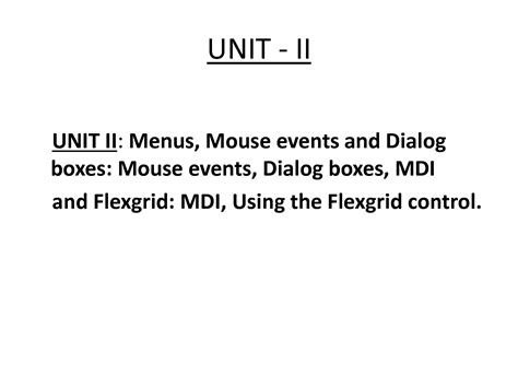 SOLUTION Menus Mouse Events And Dialog Boxes Studypool
