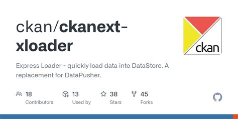 Github Ckanckanext Xloader Express Loader Quickly Load Data Into Datastore A Replacement