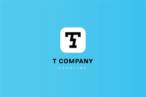 T company logo. | Branding & Logo Templates ~ Creative Market
