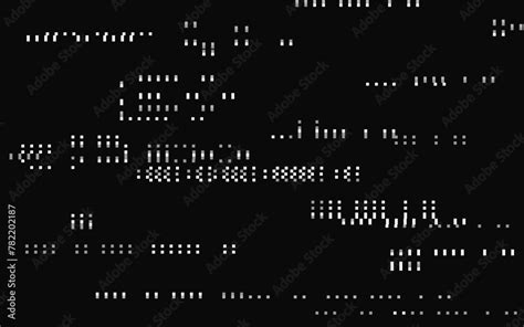 Glitch Texture Digital White Distortions Broken Television Signal