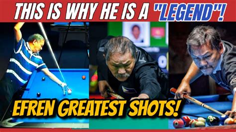 The Magician Efren Bata Reyes Greatest Shot In Pool History The