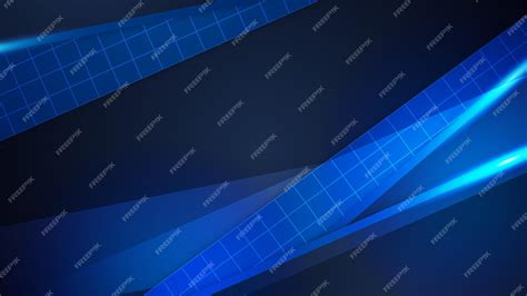 Premium Vector Abstract Modern Blue And Black Background Vector Illustration Design For