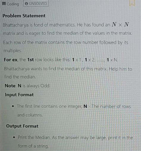 Coding UNSOLVED Problem Statement StudyX