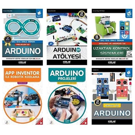 arduino programlama eğitim seti 6 kitap takım fiyatları ve modelleri