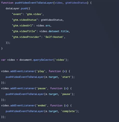 How To Use Tracking HTML Video Elements In Google Tag Manager