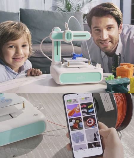 Goofoo Cube App Smart 3d Printer With Lego Style Assembly