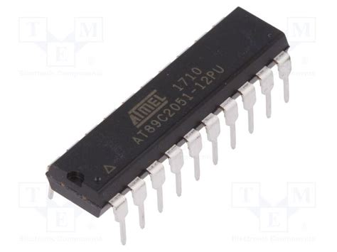 At89c2051 12pu Microchip Technology Ic Microcontroller 8051 Flash