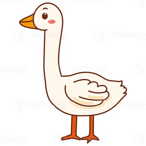 Goose Cartoon Doodle 39095887 Png