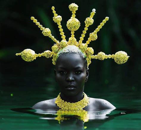 Sudanese Model Nyakim Gatwech Dubbed As ‘queen Of The Dark Becomes The