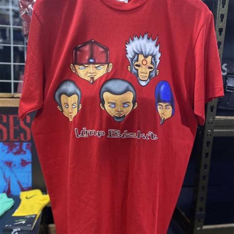 Vtg Limp Bizkit Red 2 Sided Shirt The Shirt Is New Depop