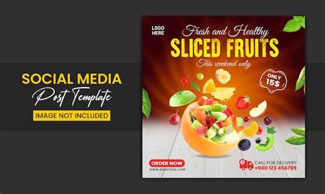 Premium Vector A Poster For A Fruit And Vegetable Presentation