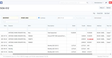 How To Print SOA Statement Of Account College BED