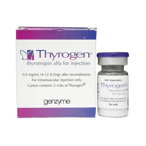 Thyrogen 09 Mgml Thyrotropin Alfa For Injection At ₹ 98975vial In