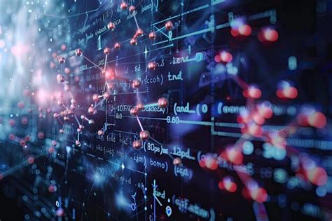 Complex Computational Chemistry Equations On A Chalkboard Or Digital