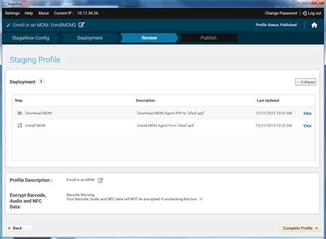 profiles techdocs