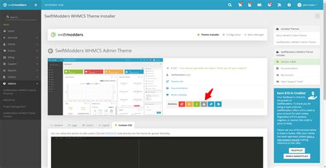 How Do I Update The Swiftmodders Whmcs Admin Theme Swiftmodders Documentation