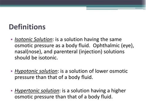 Ppt Isotonic Solutions Powerpoint Presentation Id 1592295