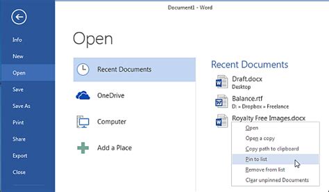 How To Clear Recent Files History For Word Excel And Powerpoint