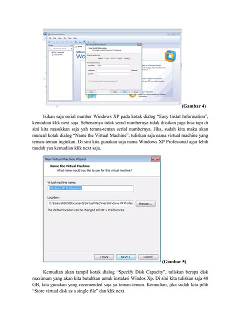 Instalasi Windows Xp Menggunakan Vm Ware DOC