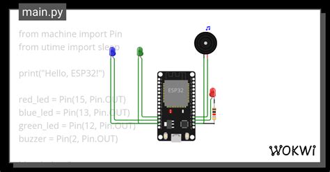 Micropython Blink Esp32 Copy Wokwi Esp32 Stm32 Arduino Simulator