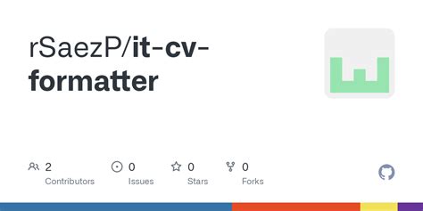 Github Rsaezpit Cv Formatter