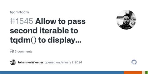 allow to pass second iterable to tqdm to display custom progress