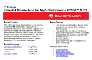 TIDM DELFINO ETHERCAT EtherCAT Interface For High Performance MCU Reference Design TI Com