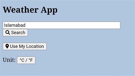 Webdevelopment Weatherapp Javascript Frontend Api Codingprojects