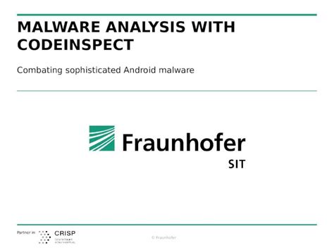 PPTX Dissecting State Of The Art Android Malware Using Static And Dynamic Analysis DOKUMEN TIPS