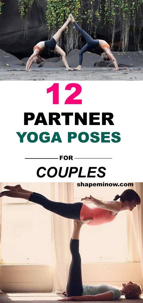 12 Easy Yoga Poses For Two People Friends Partner Or Couples