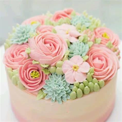 Tortas Postres Cupcakes Repostería Fina Pastel De Flores Tortas