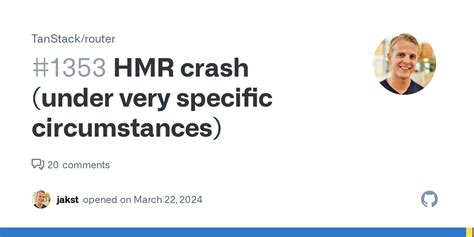 Hmr Crash Under Very Specific Circumstances · Issue 1353 · Tanstack