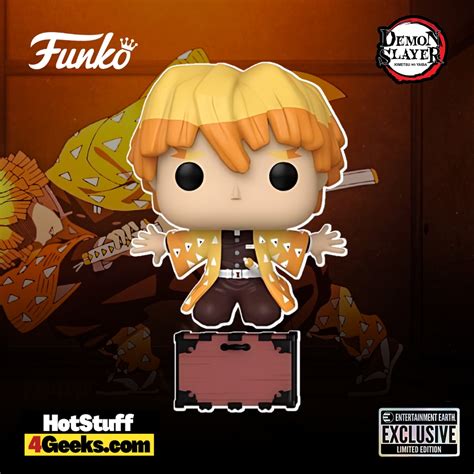 2023 New Demon Slayer Zenitsu Agatsuma Kneeling Funko Pop