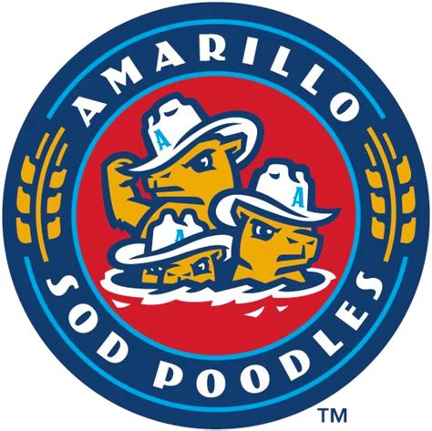 Amarillo Sod Poodles Logo Primary Logo Texas League Aa Tl