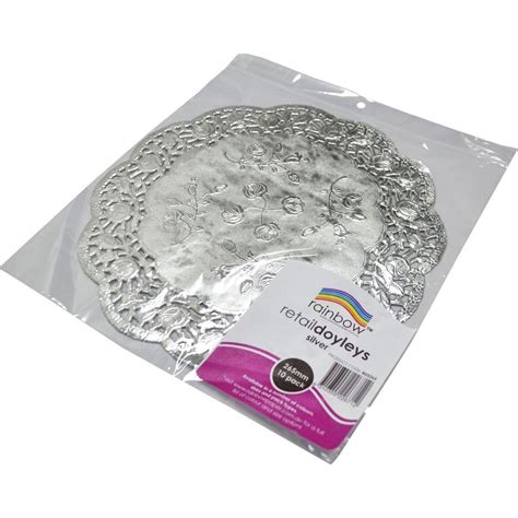Rainbow Retail Doyleys 265mm Silver Pack Of 10
