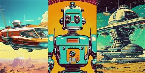 Создать изображение в стиле Ретро футуризм с помощью нейросети без промтов — Нейробот